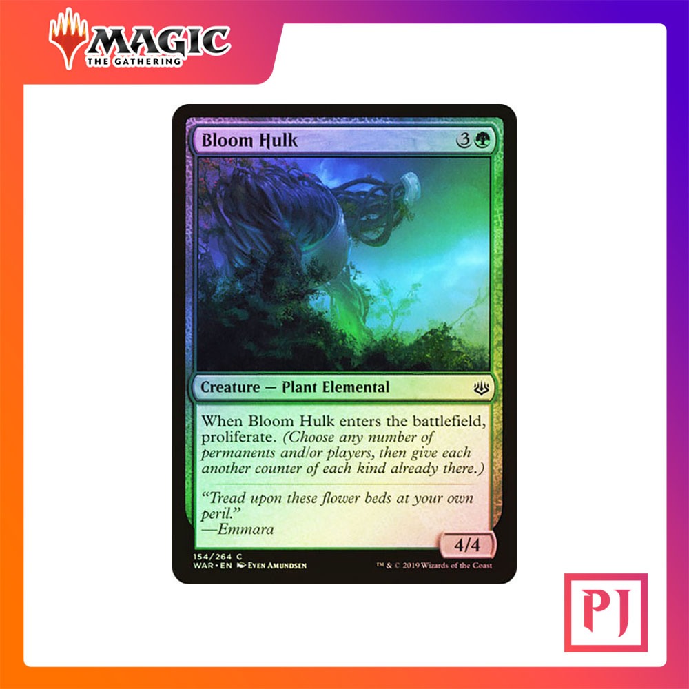 [MTG] Bloom Hulk [WAR] [GREEN] [COMMON] [FOIL] [ENG] (Magic Card/Magic ...