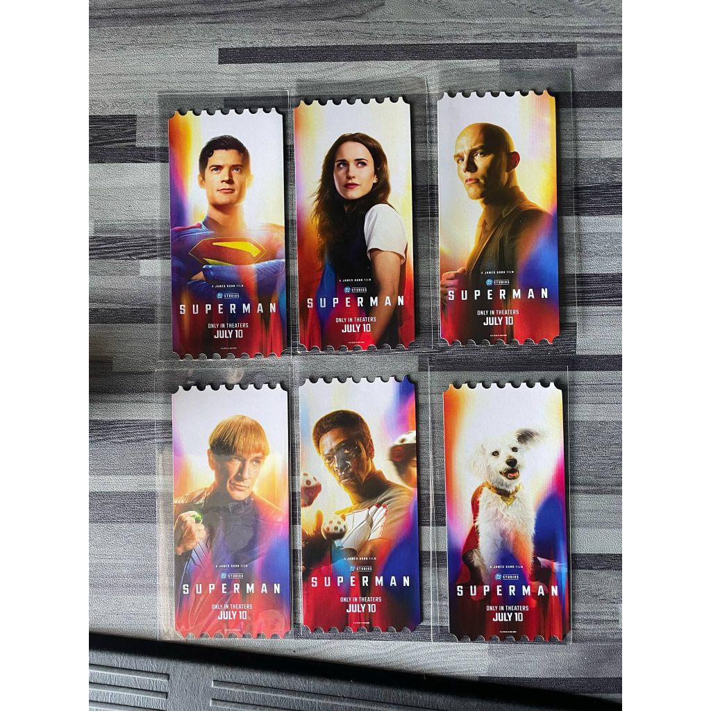 Shiny Tickets Superman 2025 Collection Authentic From SF Cinema ...