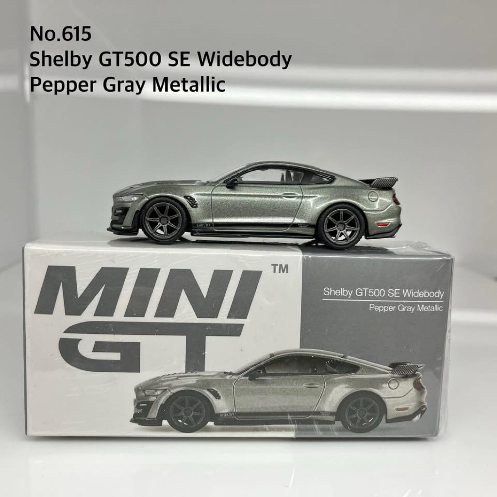 Mini GT 1/64 No.615-L Shelby GT500 SE Widebody Pepper Gray Metallic ...