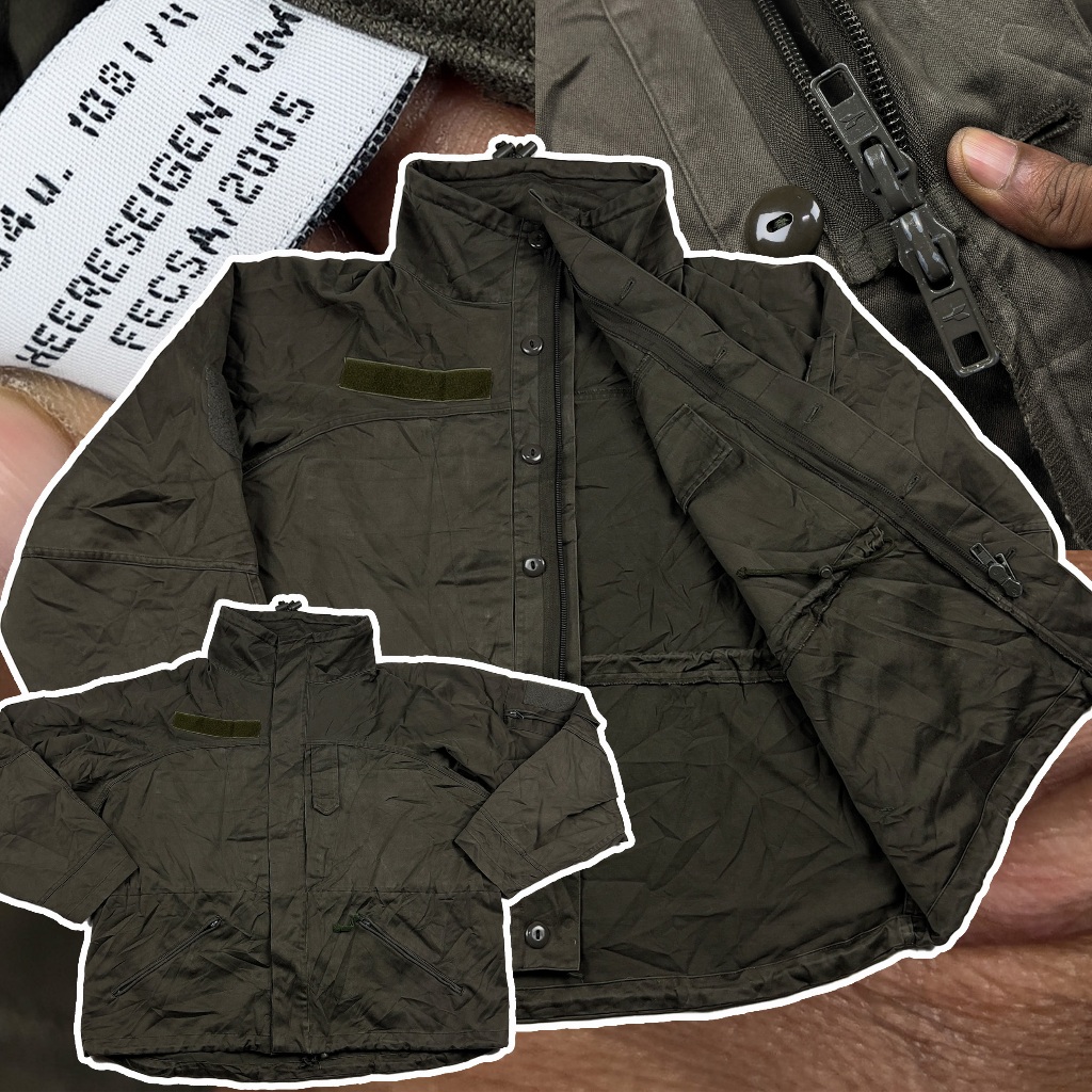 military jacket Original Austrian BH army combat olive Draped Hiking ...