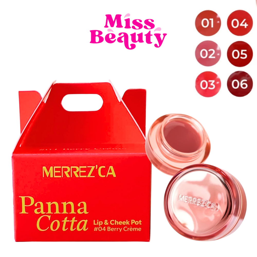Merrezca Panna Cotta Lip & Cheek Pot Pana 5g. | Shopee Malaysia