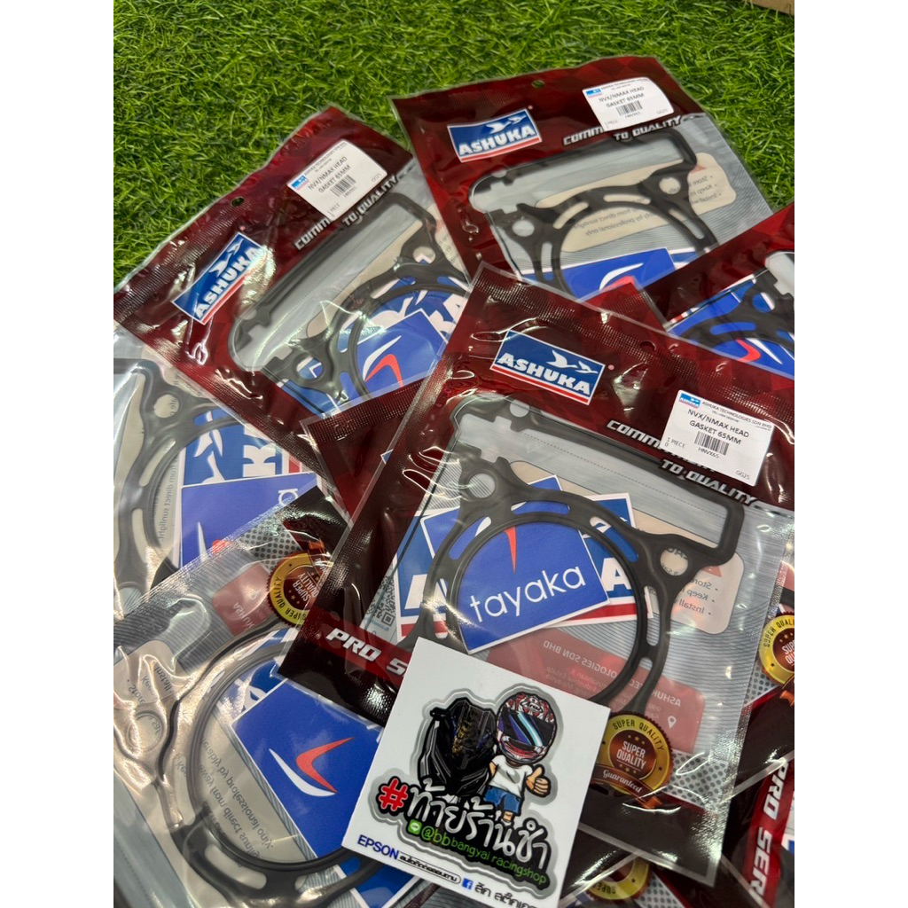 Genuine ASHUKA Cylinder HEAD GASKET NMAX AEROX R15 WR155 N-MAX Azuka ...
