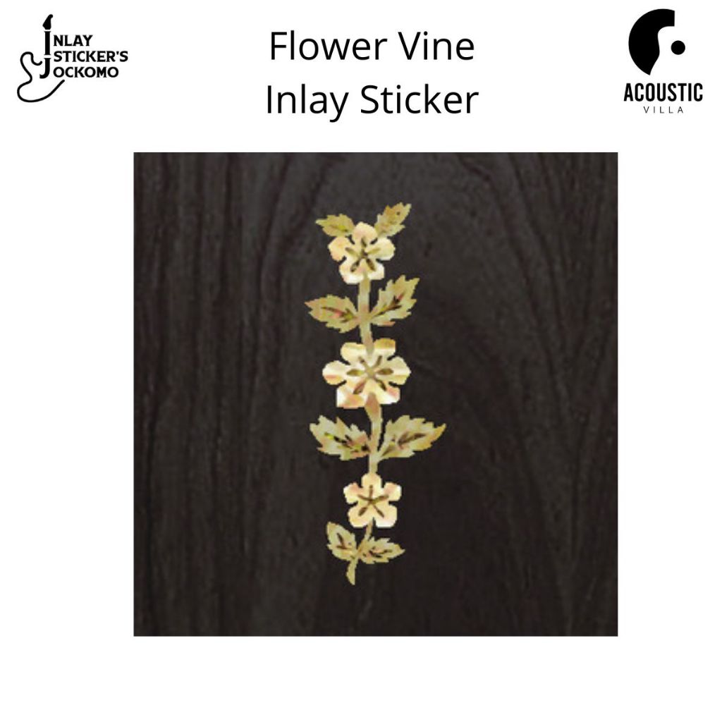 Flower Vine Headstock Inlay Sticker | Shopee Malaysia