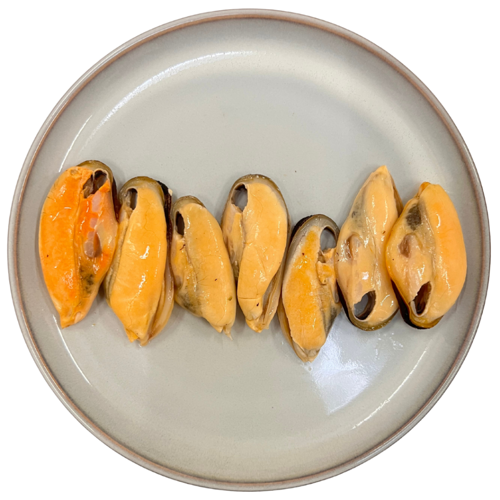Fresh New Zealand Snail BARF Topping Raw Green-lipped Mussels 100g ...