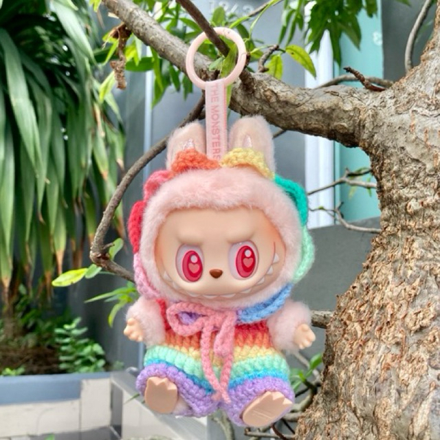 LABUBU Rainbow Labuh Set Can Be Worn Both v1 v2 | Shopee Malaysia