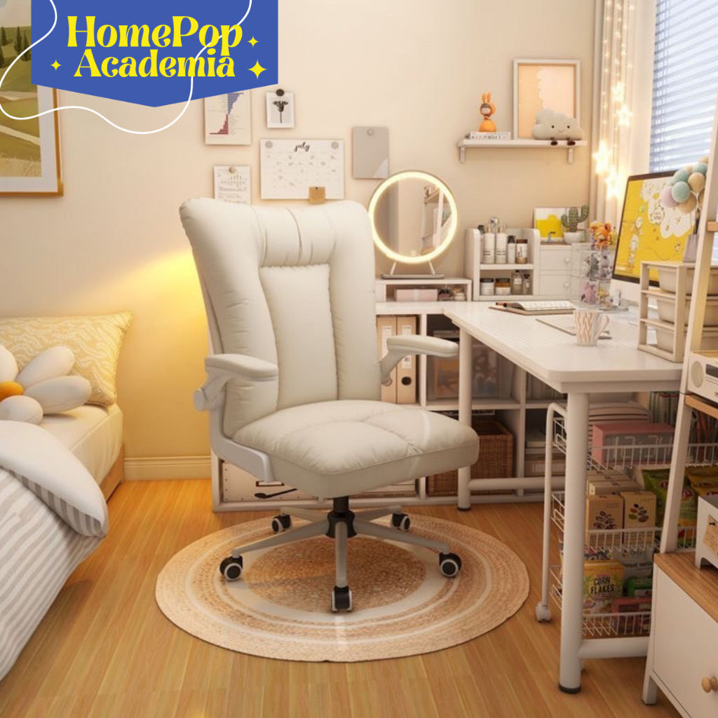 Office Chair For Work Material Is Leather Soft Thick Cushion ... Office Chair For Work Material Is Leather Soft Thick Cushion ...
