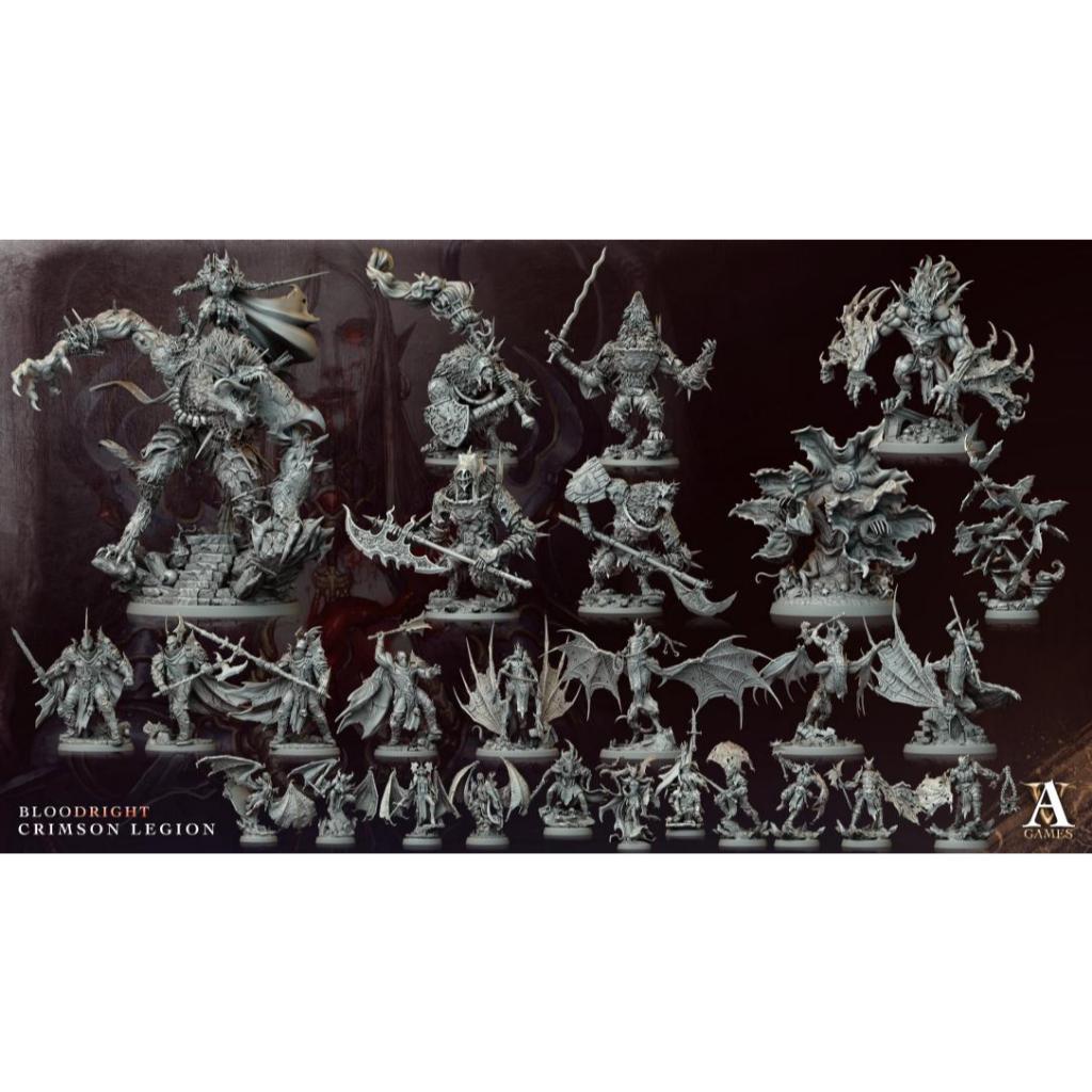 Bloodright-Crimson Legion-Model For DnD miniature and other RPG's ...