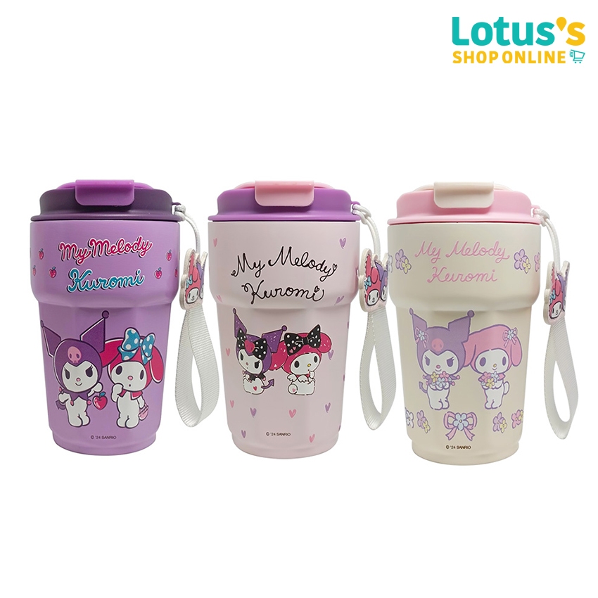 Momnto STAINLESS STEEL Mug KUROMI X MY MELODY Capacity 320ml. (Assorted ...