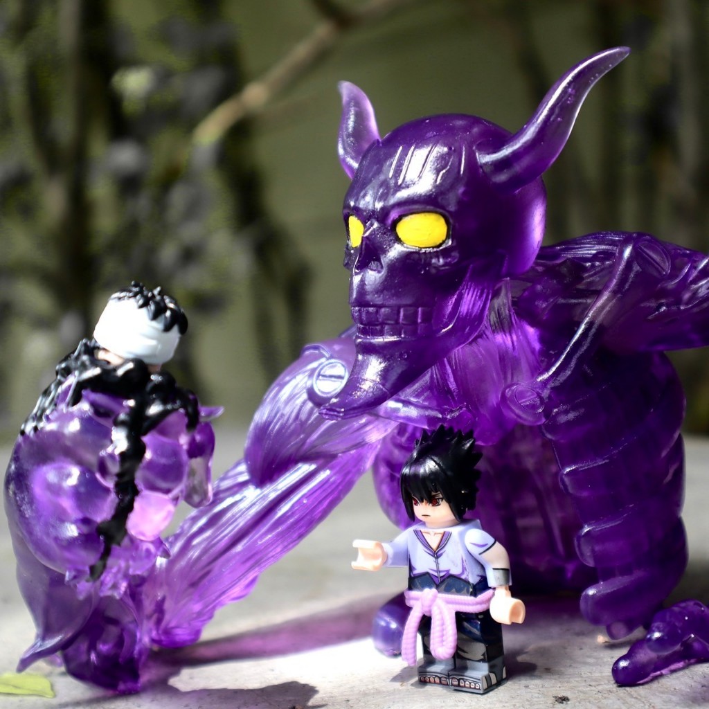 Naruto Lego Susanoo Versus Danzo Sasuke Uchiha VS Danza Expansion Base ...