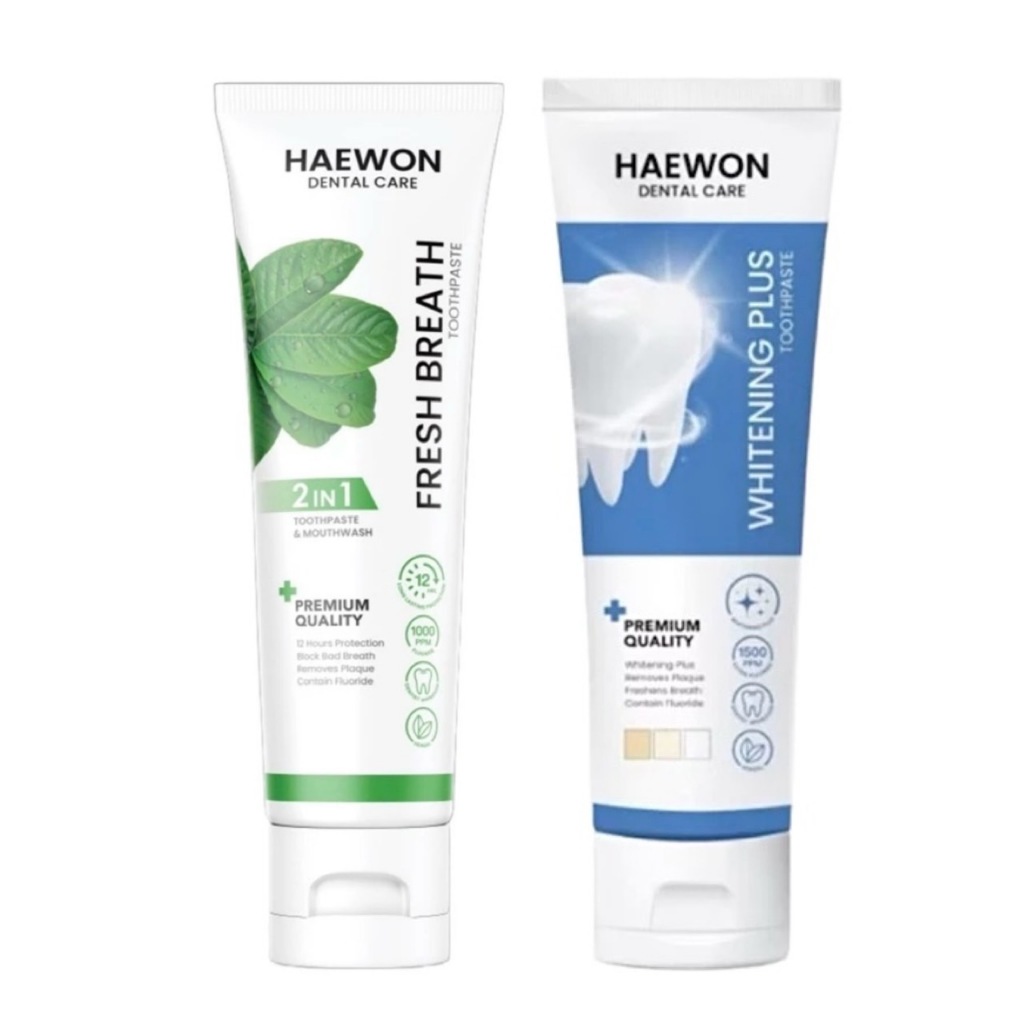 HAEWON TOOTHPASTE (Volume 80 G) Available In 2 Formulas. | Shopee Malaysia