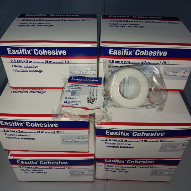 (2 Roll) Easifix 2.5CMx2M Isefix 2.5CMx2M (Self Adhesive Bandage ...