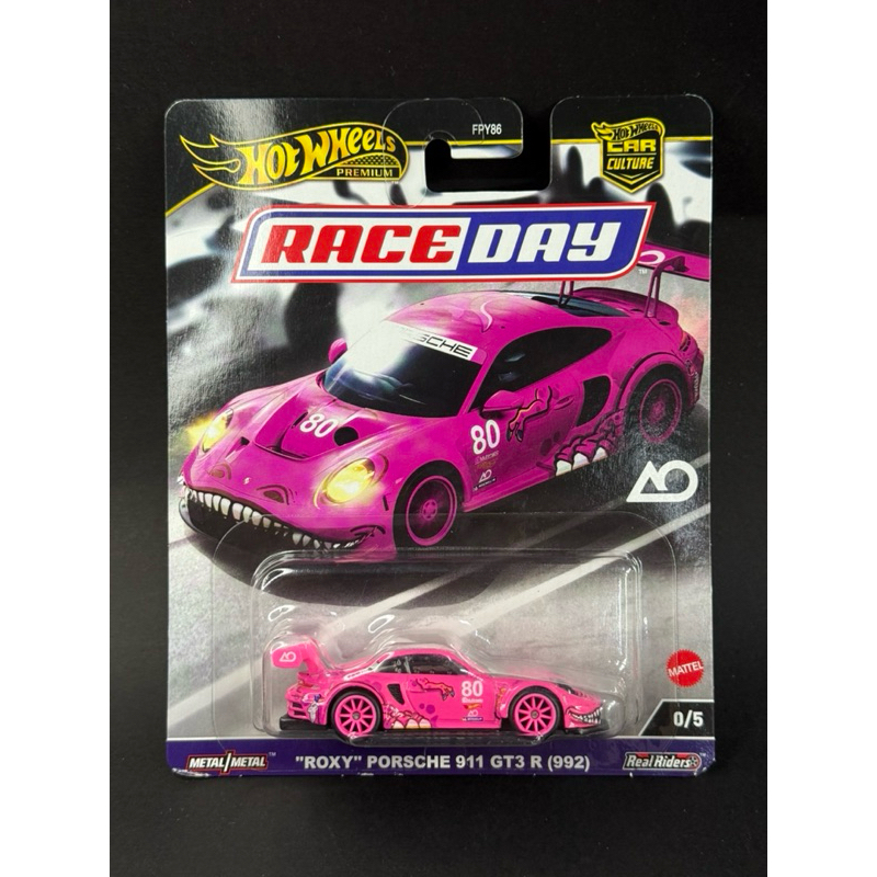 Hot Wheels 1:64 car Culture 2024 Race Day "ROXY" Porsche 911 GT3 R (992 ...