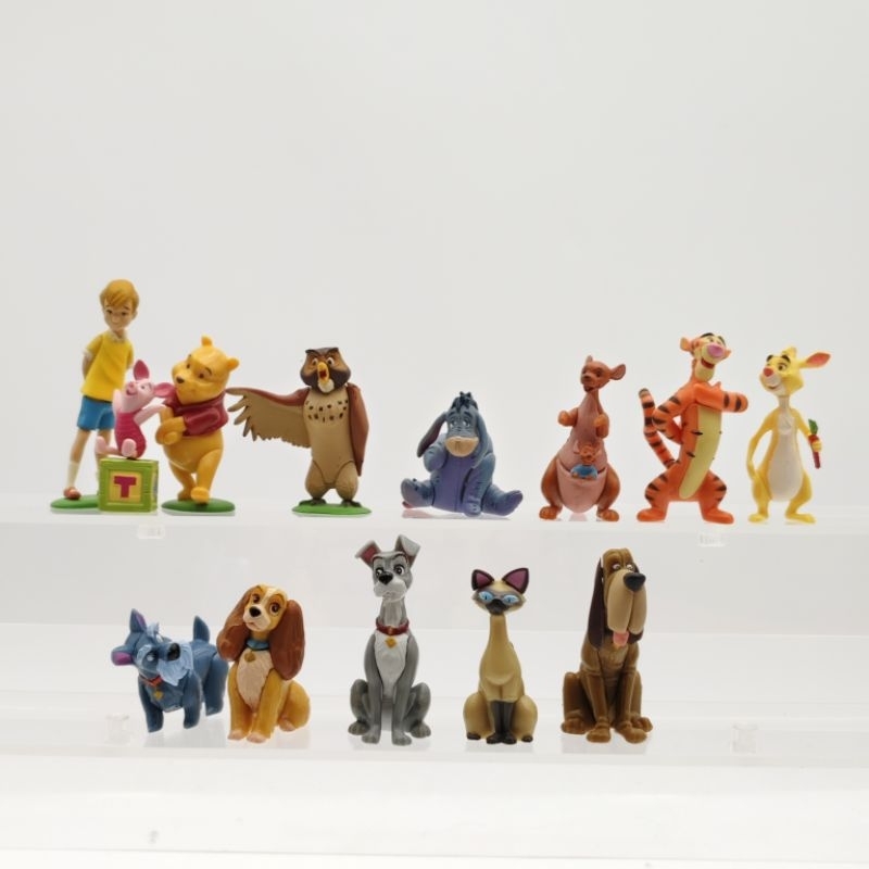 2nd Hand Authentic Gashapon Choco Egg Disney Lady and The Tramp set ...