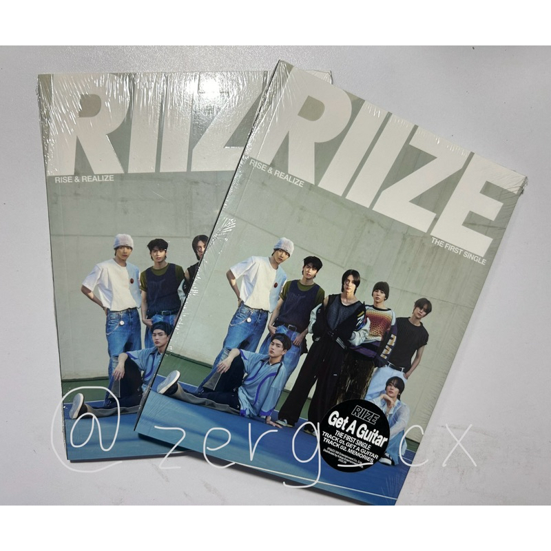 RIIZE 1st Single Album [Get A Guitar] Blue ver. Realize Unsealed | Shopee Malaysia