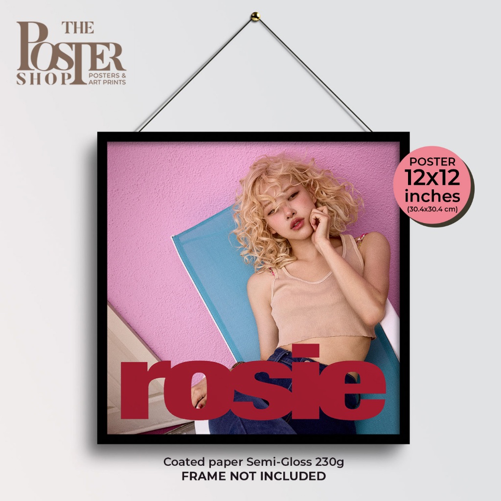 ROSÉ Poster Of BP Band ROSIE Album Set Picture Size 13x19 Inch And ...