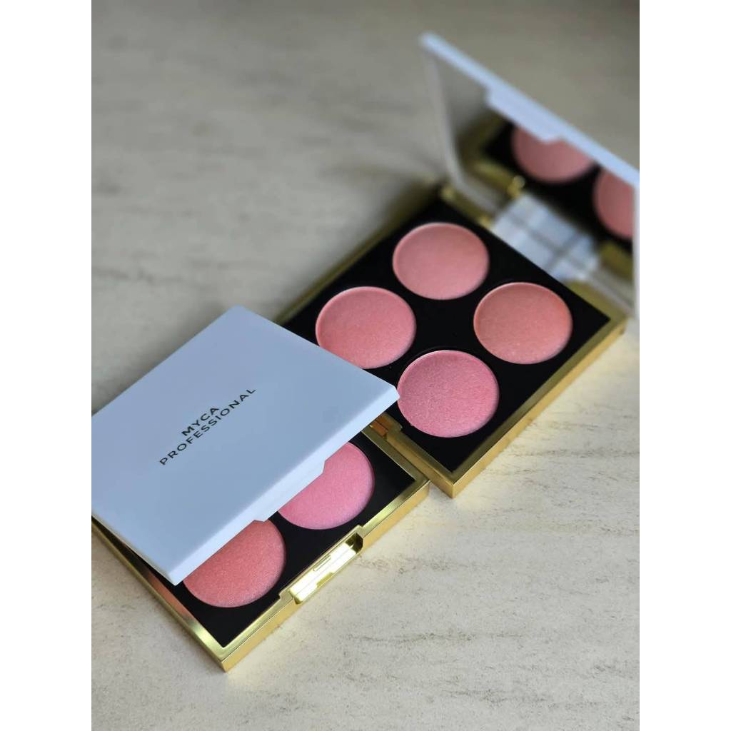 MYCA STAGE LIGHT BLUSH PALETTE 4 Colours Powder In Single Cartridge ...