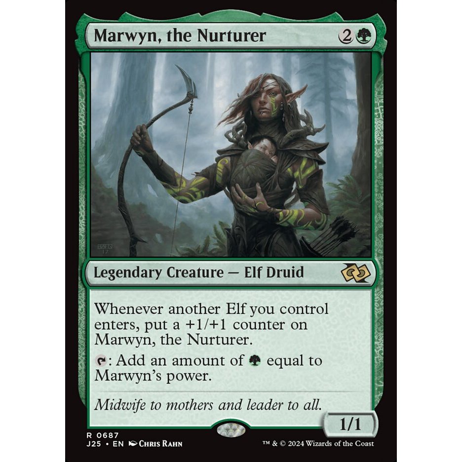 Marwyn the Nurturing J25 Foundations Jumpstart Card Magic the Gathering [MTG] | Shopee Malaysia