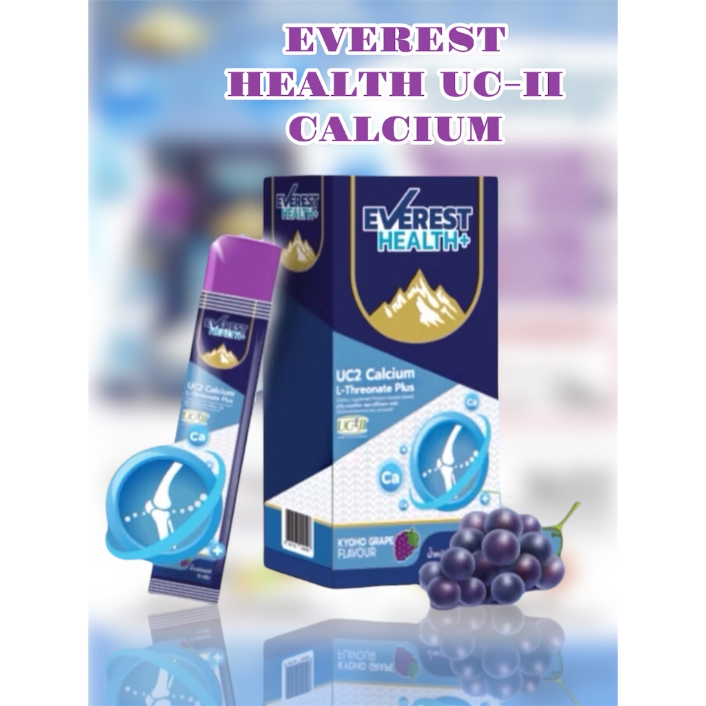Everest UC2 Calcium plus-Uc To El-Threonate Strengthen Joints And Bones | Shopee Malaysia