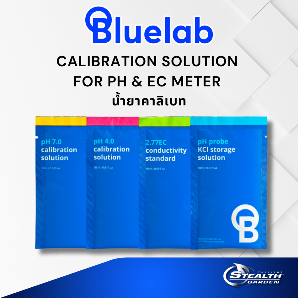 Bluelab Calibration Solution 18 ML. Calibre For ph meter And ec High ...