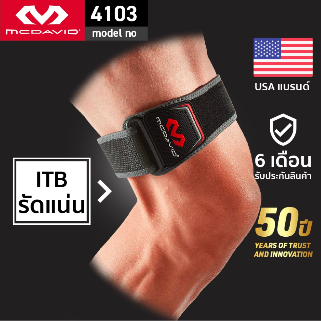 McDavid 4103|Official Shop Official| Knee Strap ITB Support Brace IT ...