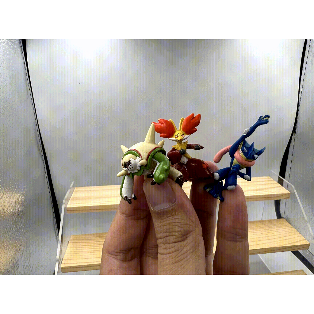 Pokemon Collection mini figure: Chesnaught Delphox Greninja | Shopee ...