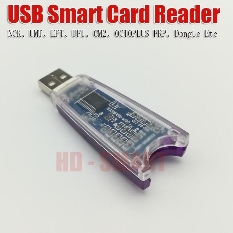 USB Smart Card Reader NCK UMT EFT UFI CM2 OCTOPLU FRP Other Dongle ...