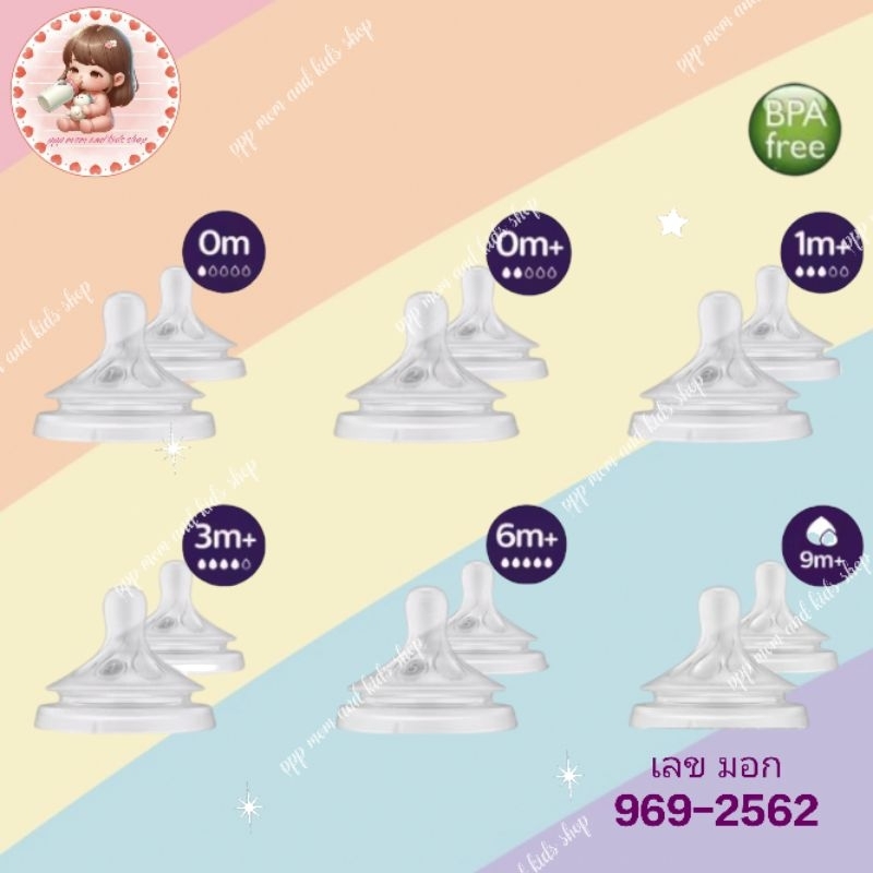 Original Philips Avent Teat 1 Thai Center Comes In All Sizes 0.1.2.3.4 ...
