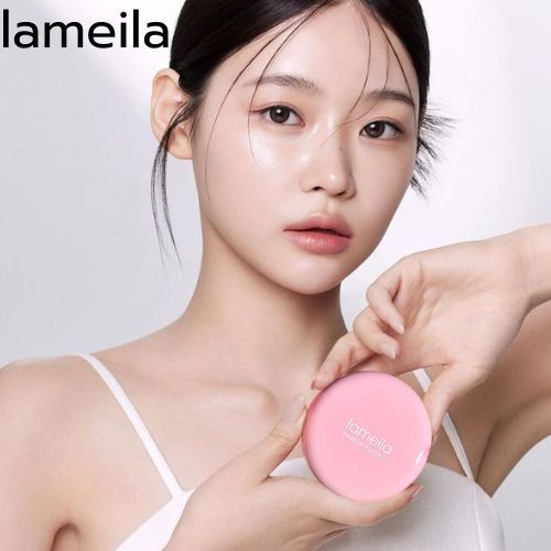 No.5046 Lameila Powder Puff Matte Smooth Fine Oil Control Cover Dark ...