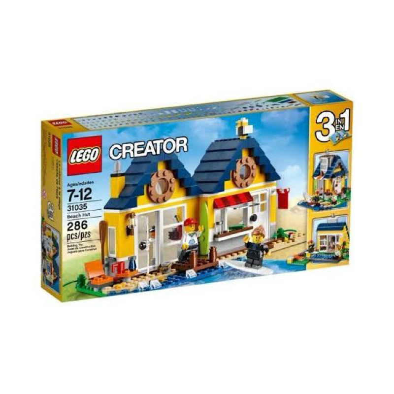 Lego Creator 31035 Beach hut Copyright 1 One Hand Beautiful Box ...