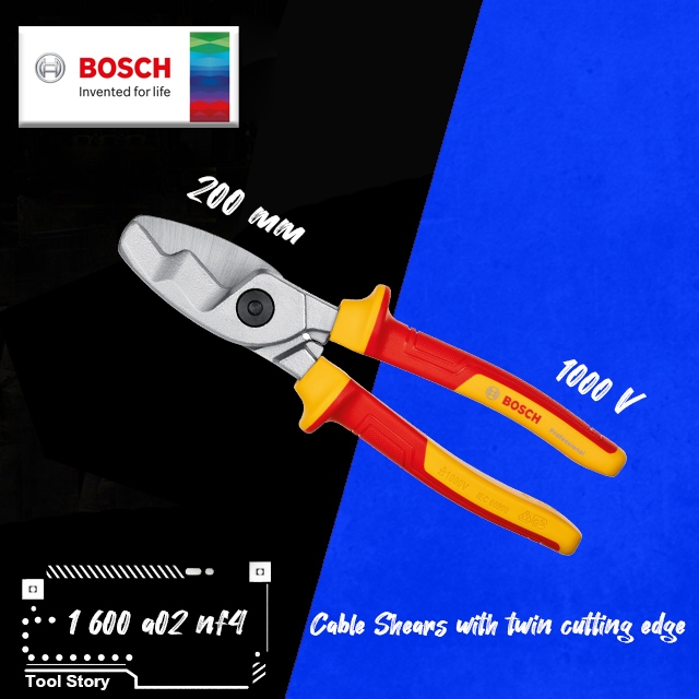 Bosch Cable Scissors Cutter 200mm 1600A02NF4 | Shopee Malaysia