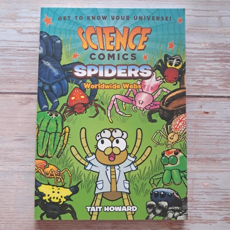 (New) Science comics :Spiders Worldwide Webs.By Tait Howard | Shopee ...