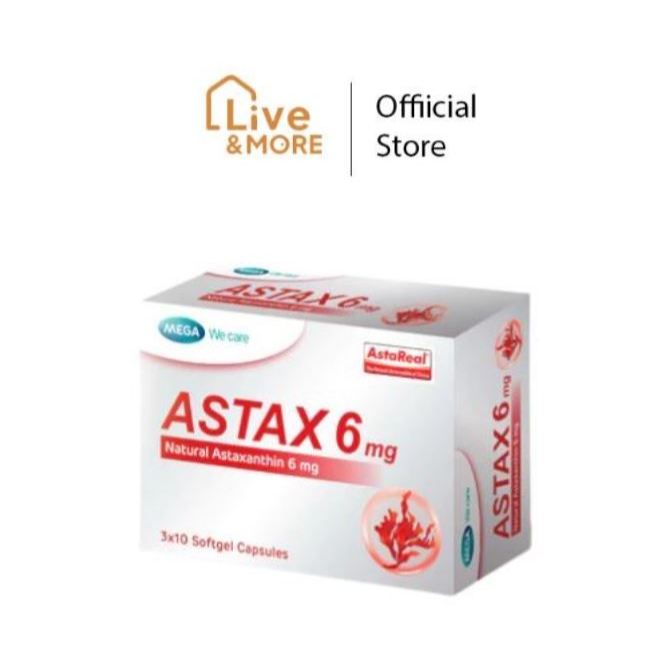Mega we care ASTAX 6mg Dietary Supplement 30 Tablets 6 mg | Shopee Malaysia