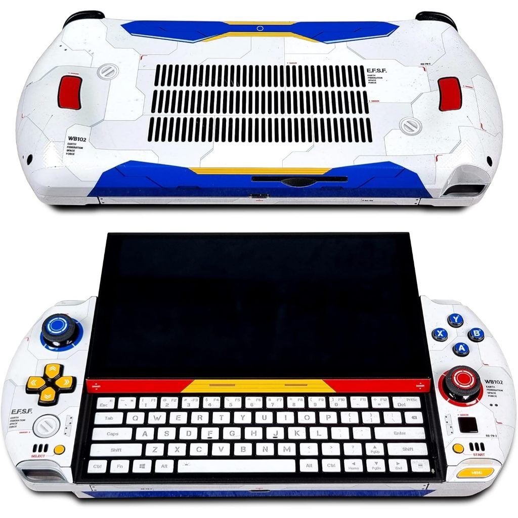 Full Body Covered Matte Vinyl Skin Sticker For GPD Win 4 Gundam Edition ...