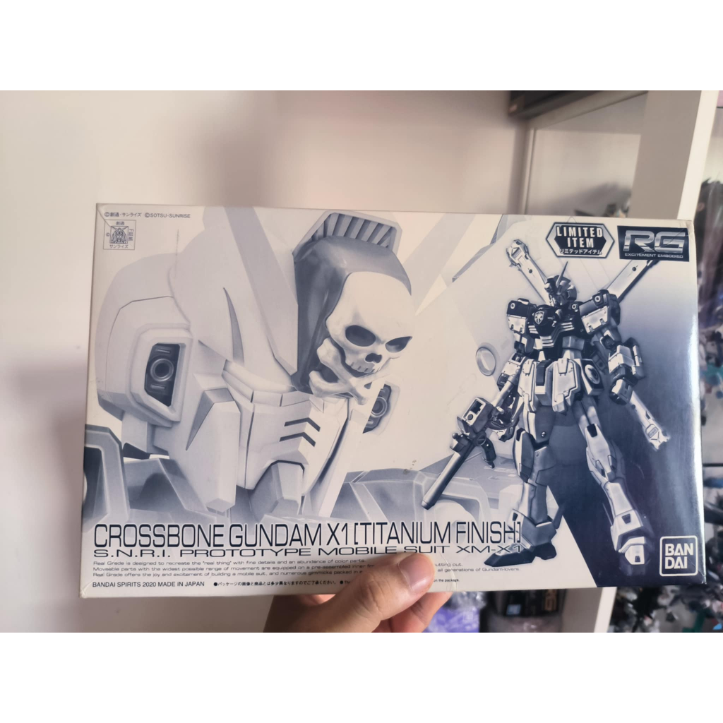 RG 1/144 Crossbone Gundam X1 Titanium Finish | Shopee Malaysia