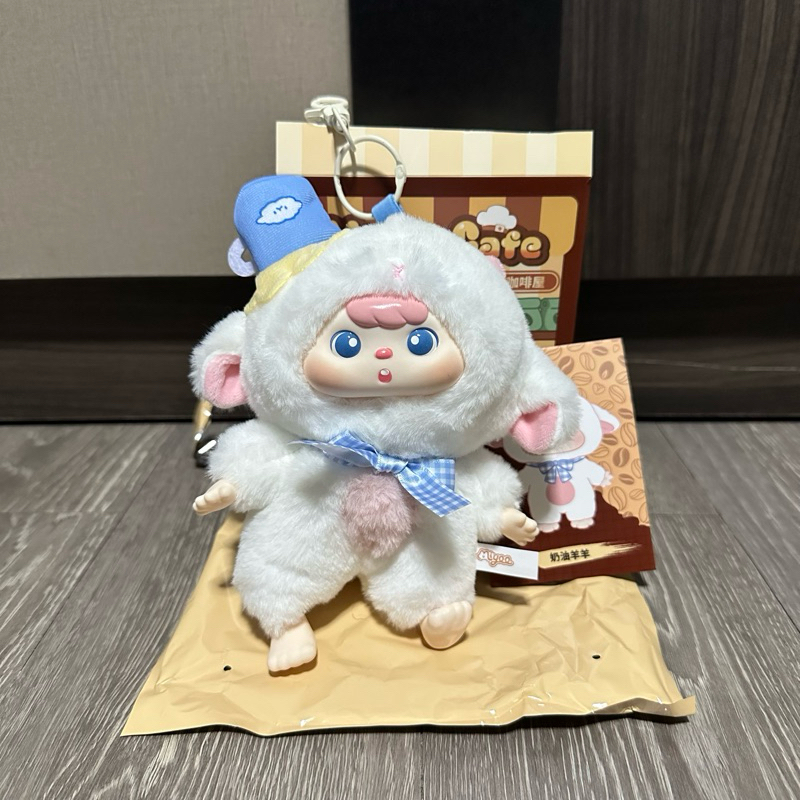 Miye Cafe Keychain White Sheep Coffee House Blind Box Unwrap The Card ...
