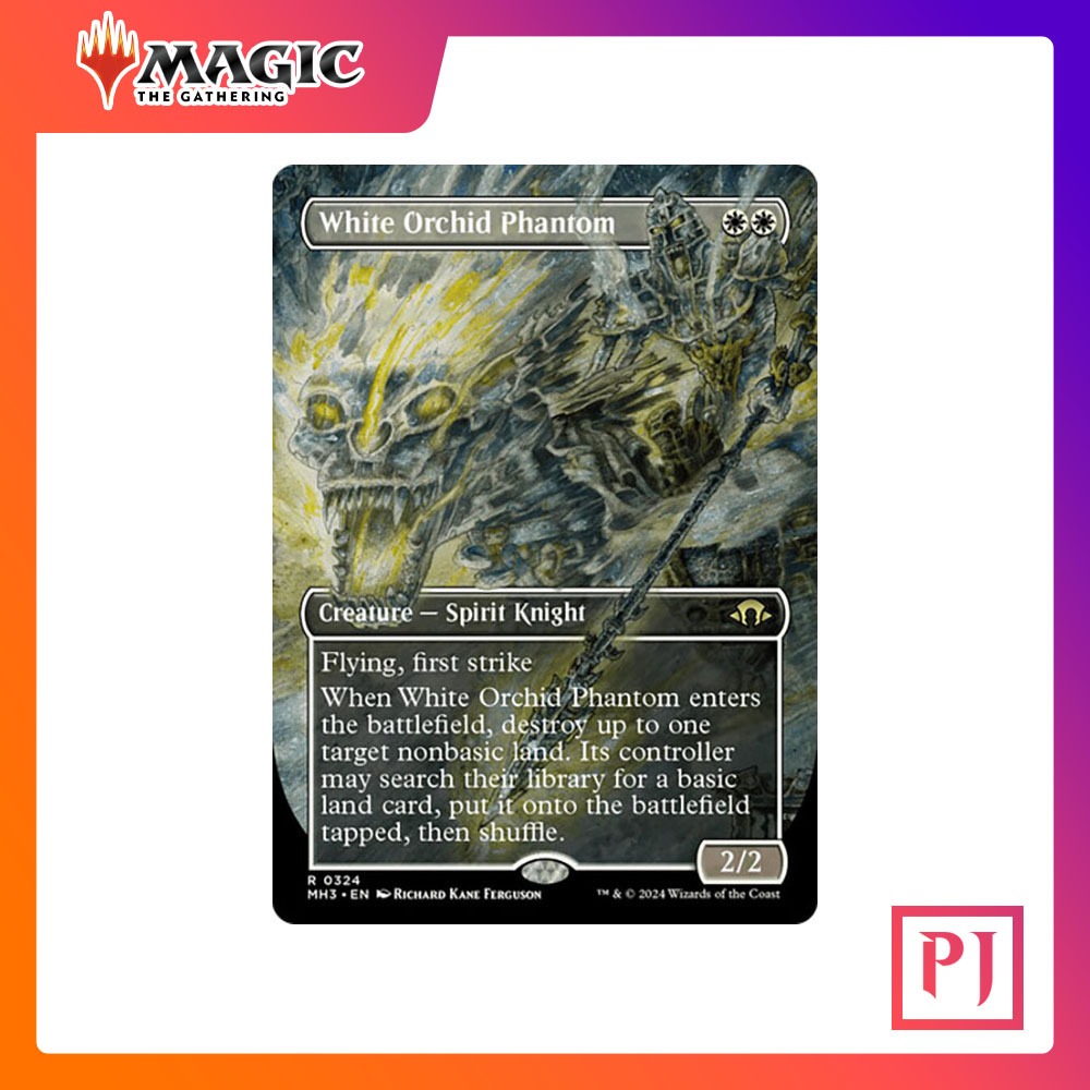 [MTG] WHITE Orchid Phantom (Borderless) [MH3] [WHITE] [RARE] [NORMAL ...