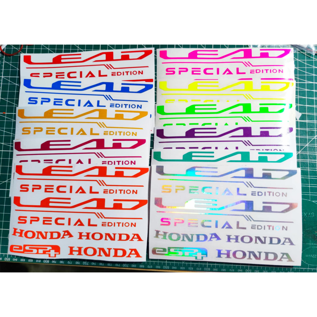 New LEAD Sticker 2025 Over The Original Logo Reflective 2025 | Shopee ...
