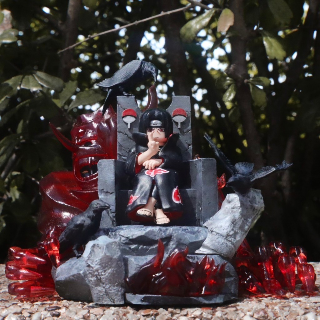 Naruto Lego Susanoo Itachi Uchiha Optional Base Display Toys Mini ...