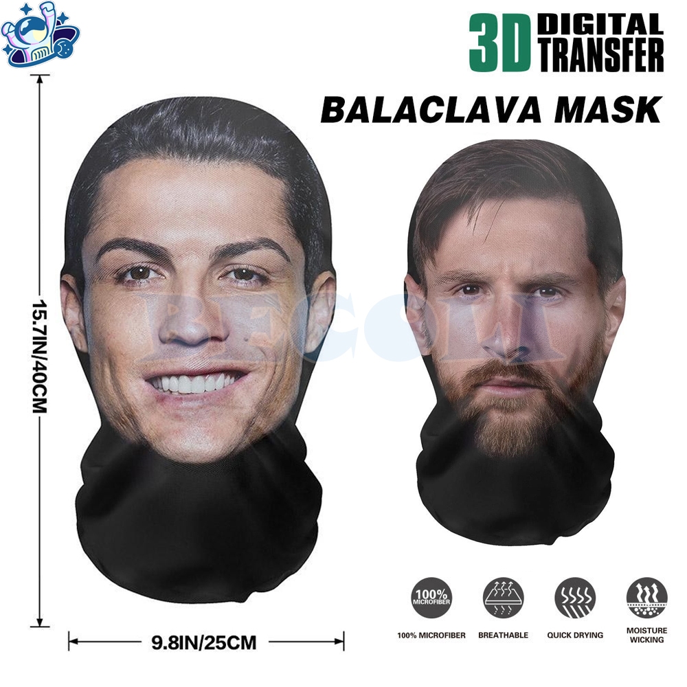 Celebrity Face All Mask 3D Facial View Full Simulation Headgear For ...