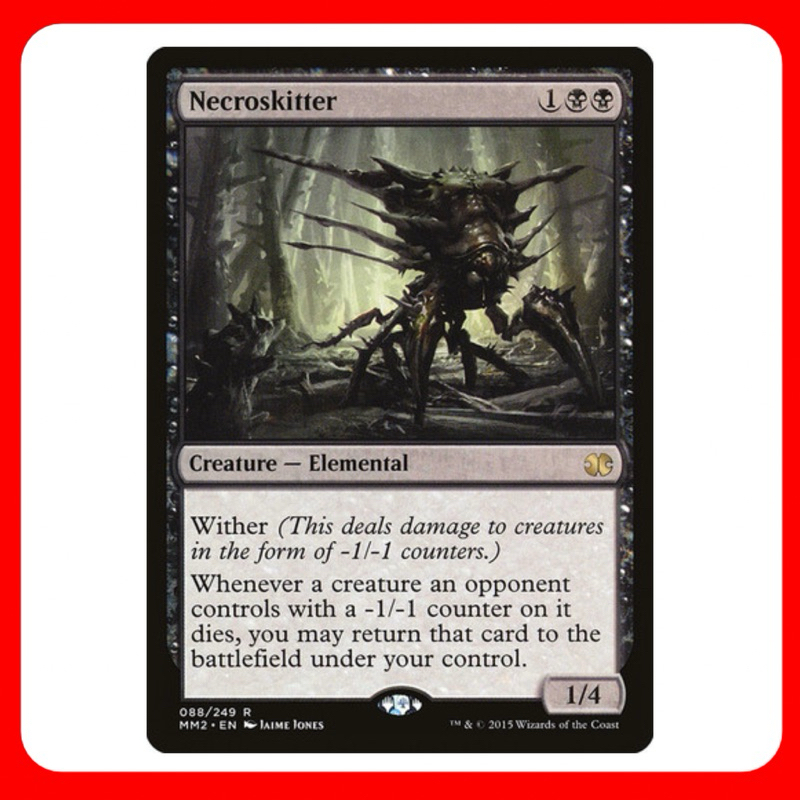 [MTG] Necroskitter [MM2] [BLACK] [RARE] [NORMAL] [ENG] (Magic Card ...