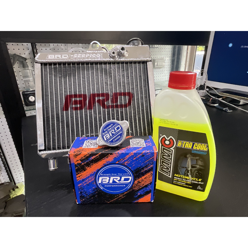 Genuine BRD SER Aluminum Radiator (Free Cap + Mmc Coolant) | Shopee ...