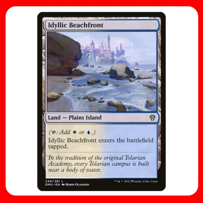 [MTG] Idyllic Beachfront [DMU] [LAND] [COMMON] [NORMAL] [ENG] (Magic ...