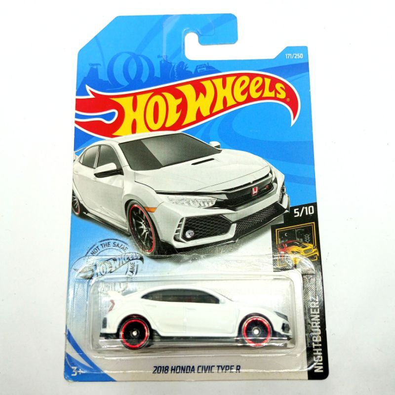 Hot Wheels 2018 Honda Civic Type R White Hotwheels Mattel | Shopee Malaysia