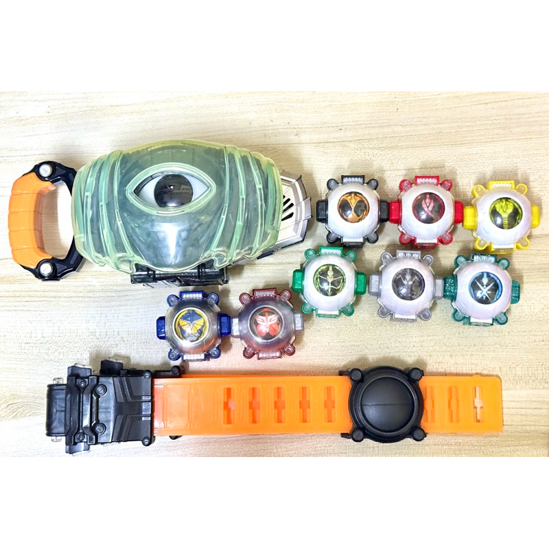 DX Ghost Driver-2nd Hand Mas Rider Belt With 8 Eyecon Playing (Kamen Ghost) | Shopee Malaysia