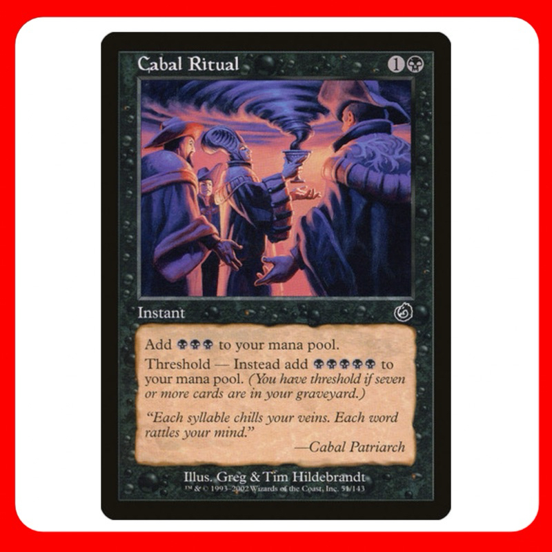 [MTG] Cabal Ritual [TOR] [BLACK] [COMMON] [NORMAL] [ENG] (Magic Card ...