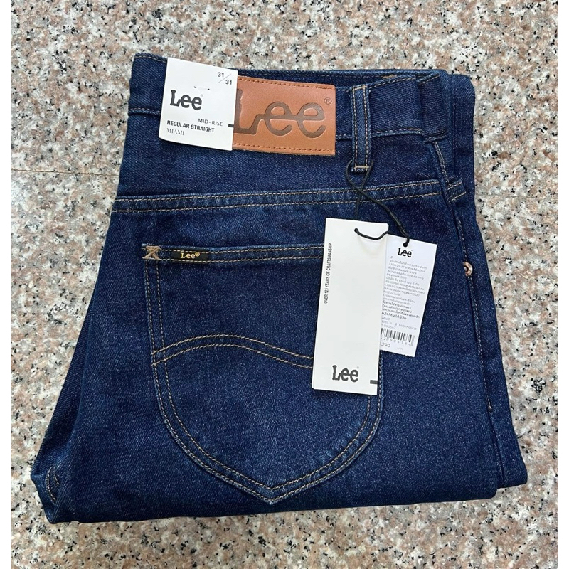 (Label 31 Actual Measurement 32) LEE Middle Leg Men's Non-Stretch ...