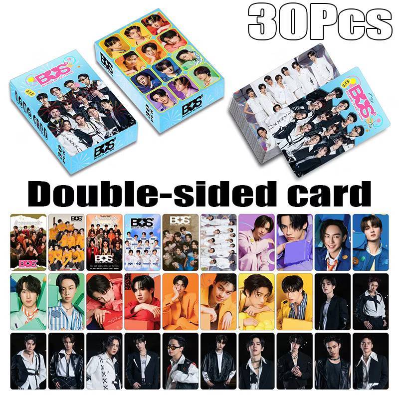 30 Cards bus Photocards Because I Shine 2024 Lomo Team Men Debut New ...