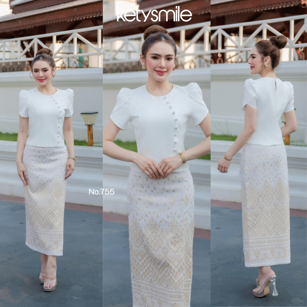 Kety Smile Merit-Making Set Japanese Silk Clothes Lotus Petals Sleeves Pump Buttons Woven Cotton ...