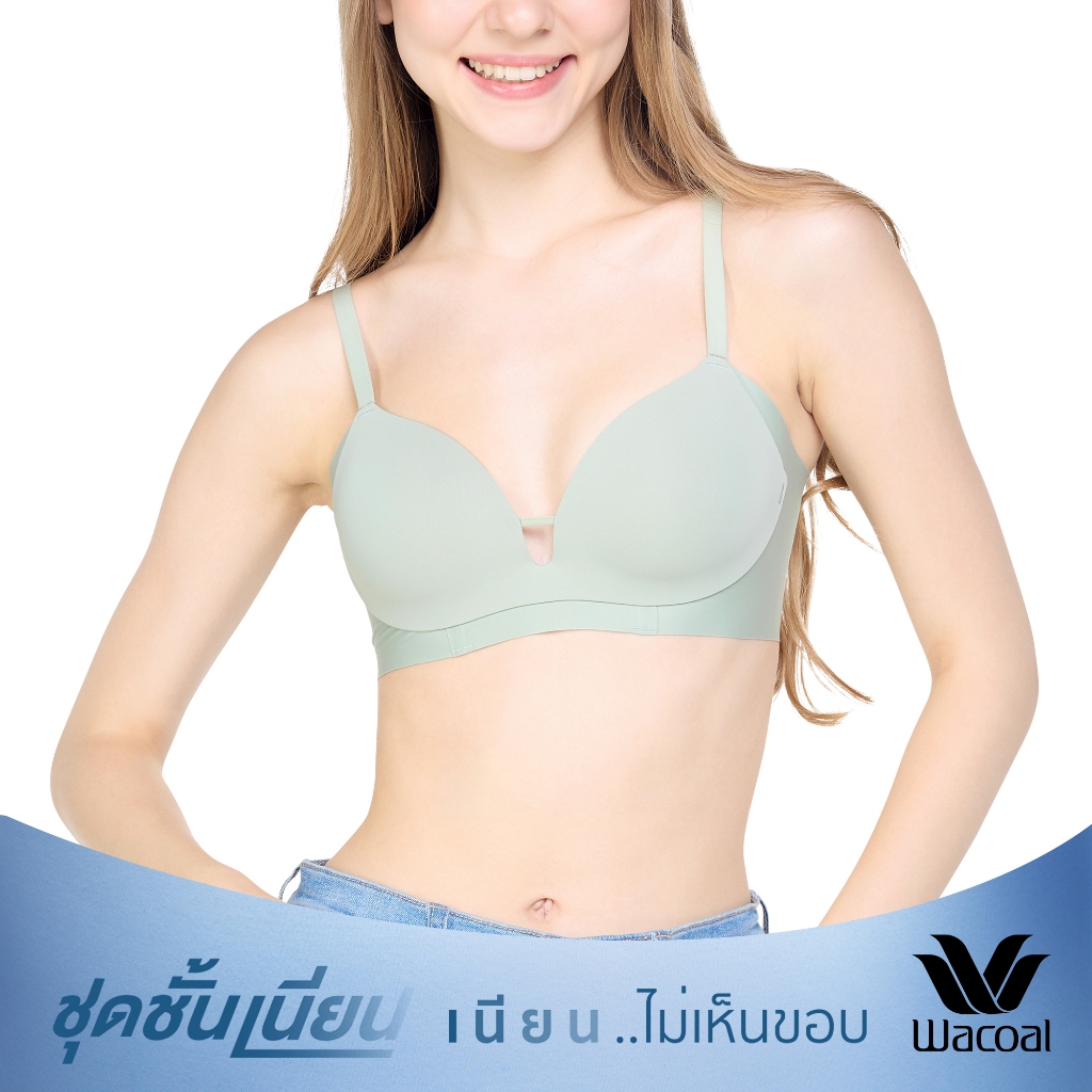 Wacoal Go Girls Smart Size Look Sexy Style Wire-Free Bra WB3Y37 (1 Piece) | Shopee Malaysia