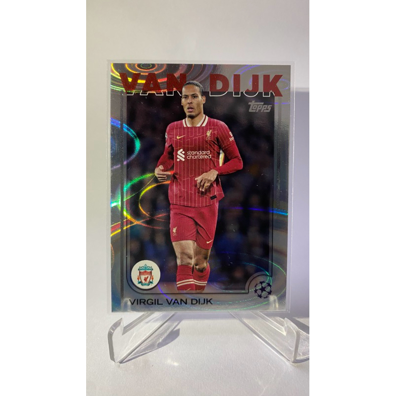 Virgil van Dijk Footballer Cards LIVERPOOL Topps 2025 | Shopee Malaysia
